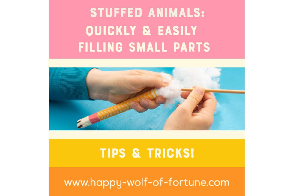 Effortlessly stuff small parts of stuffed animals with filling cotton ...