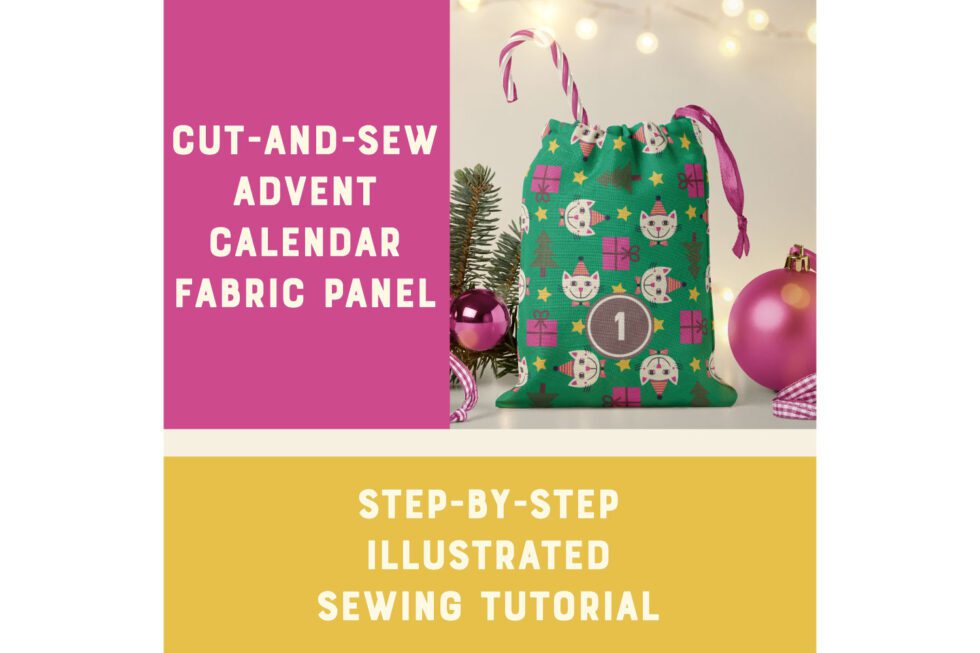 How to sew your personalized Advent calendar with with the cut-and-sew ...