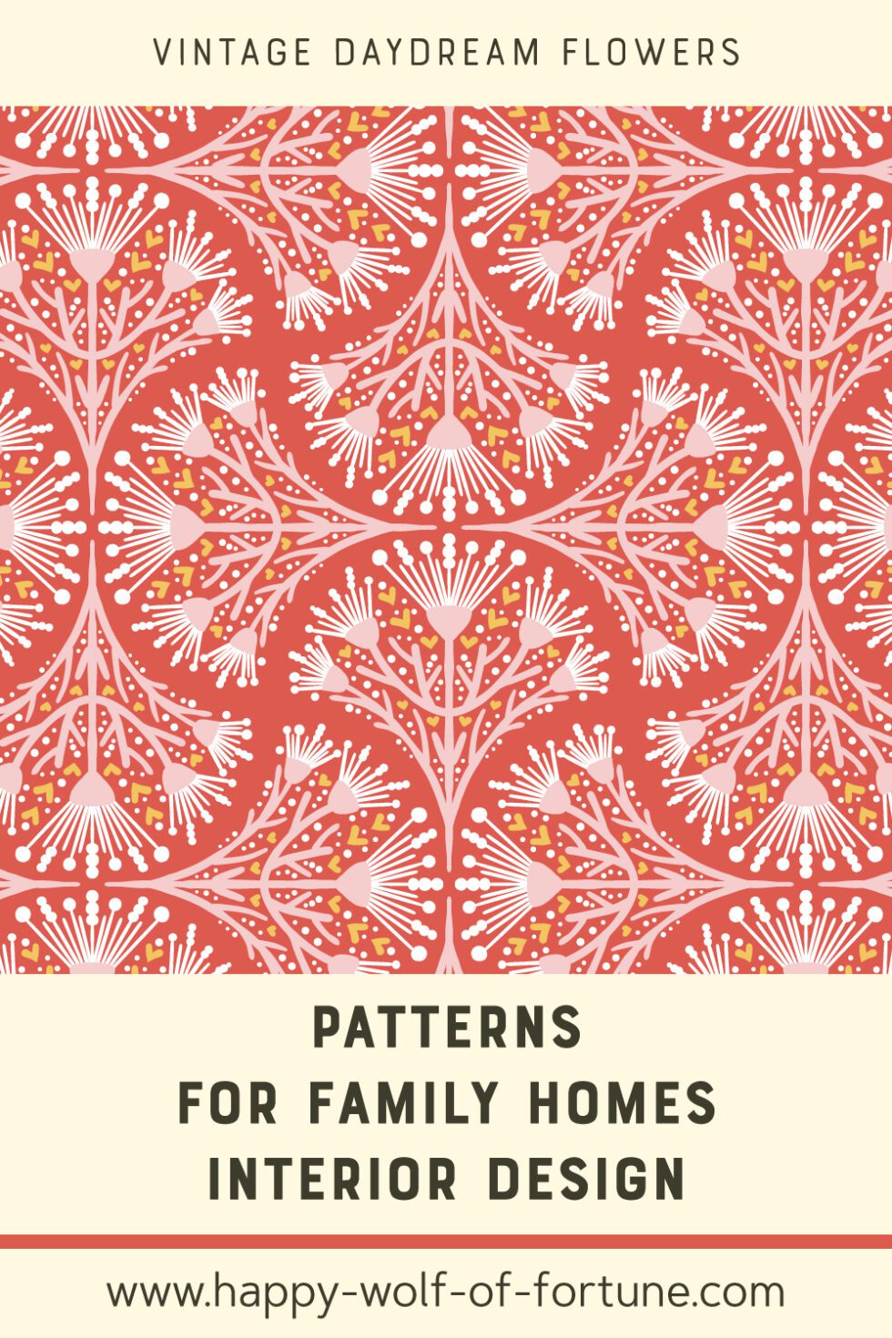 Vintage Daydream - Seamless Pattern Collection - Happy Wolf of Fortune ...
